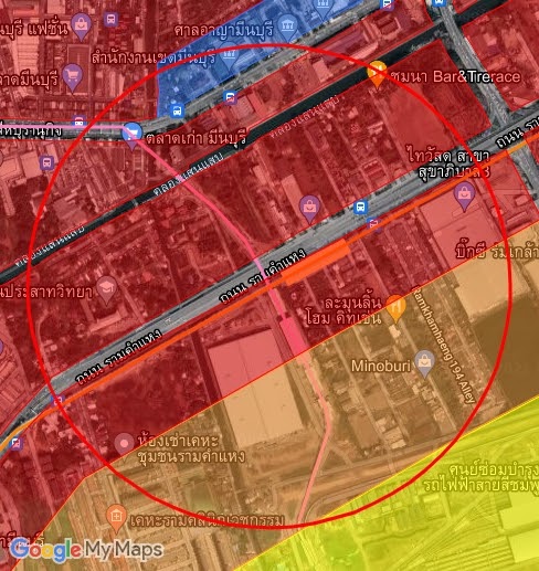 "Minburi Station", the intersection of Orange-Pink, the new economic ...