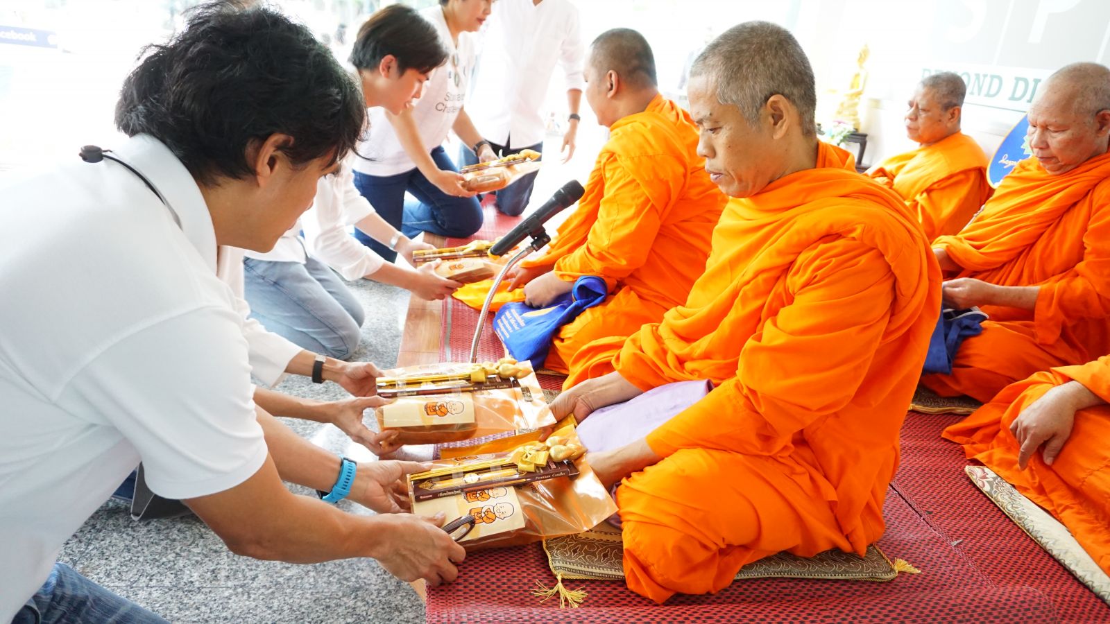 Merit making ceremony to celebrate the 29th anniversary of the company ...